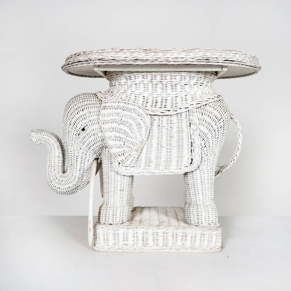 Reserved - Wicker Elephant Table – Stowaway London