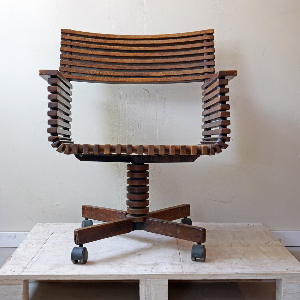 90s Slatted Desk Chair – Stowaway London