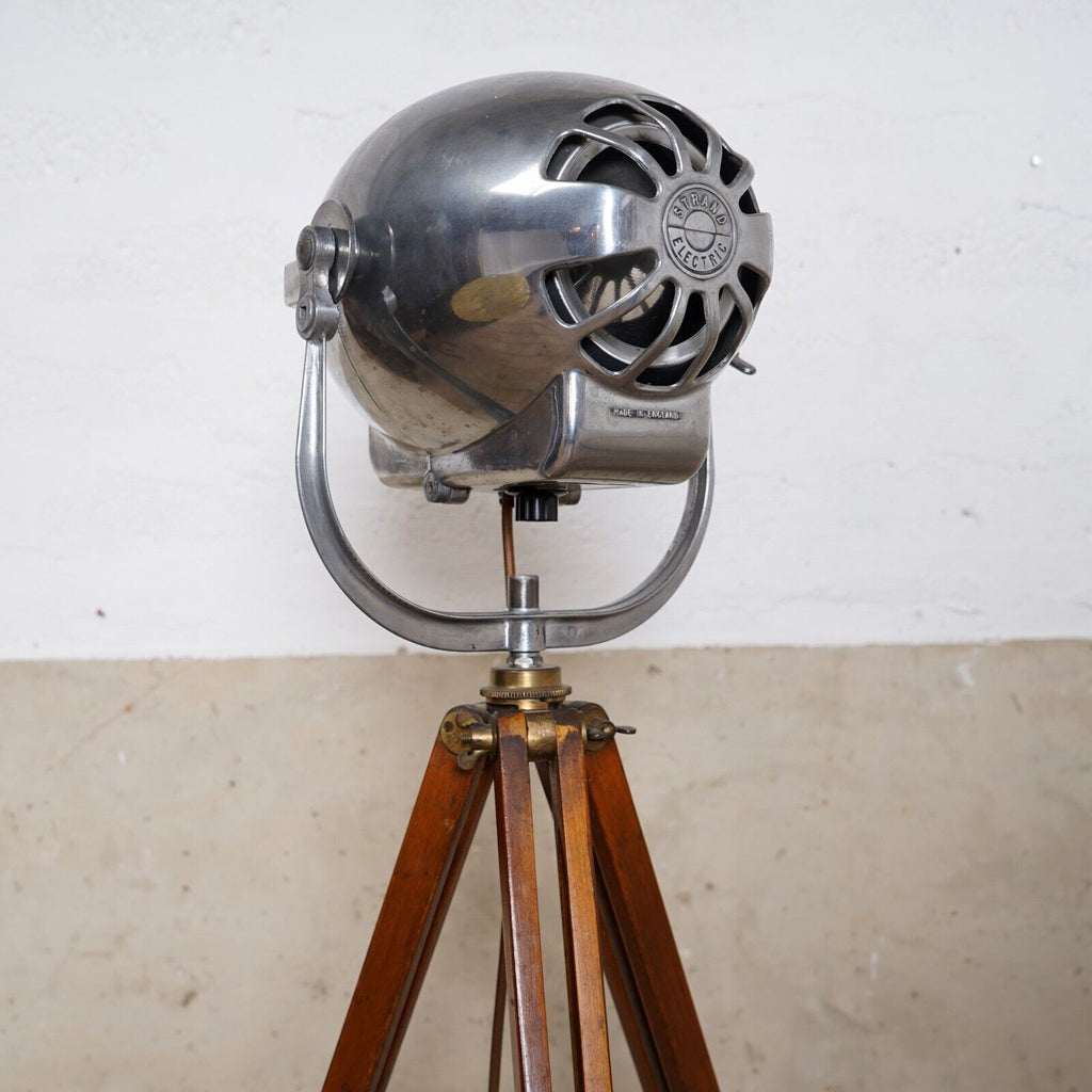 Vintage Strand Theatre Light Mounted On Tripod – Stowaway London