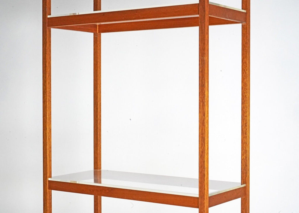 Teak & Perspex Shelving Unit – Stowaway London
