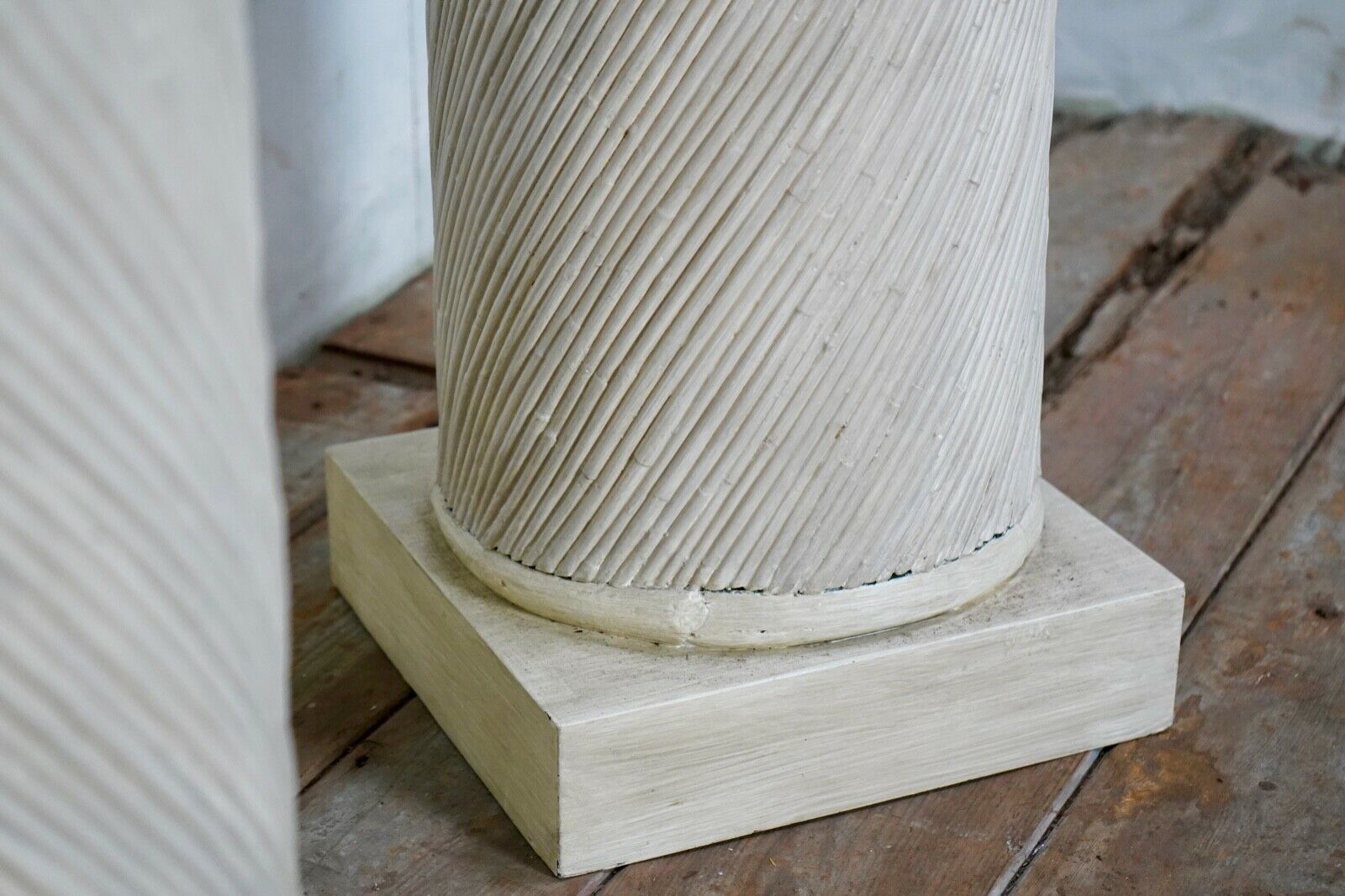 Pair Of Reeded Pedestal Columns – Stowaway London