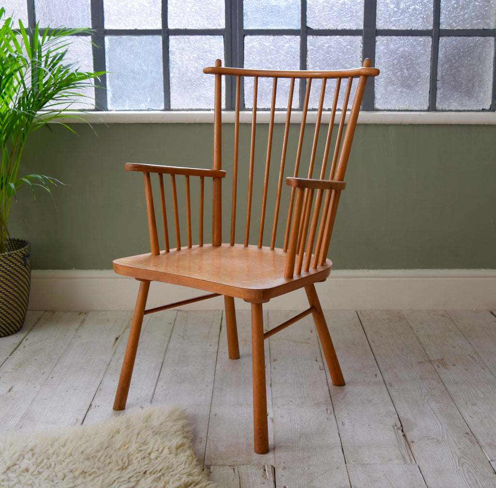 Vintage Stick Back Armchair – Stowaway London